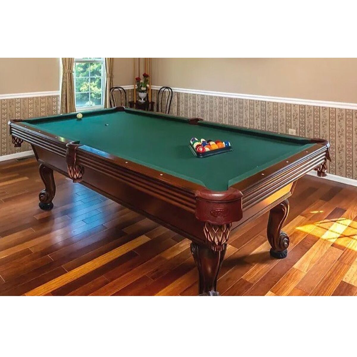 8' Gently Used Olhausen Provincial Pool Table | Royal Billiard & Recreation